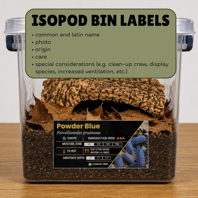 Isopods Sticker Label - Etsy