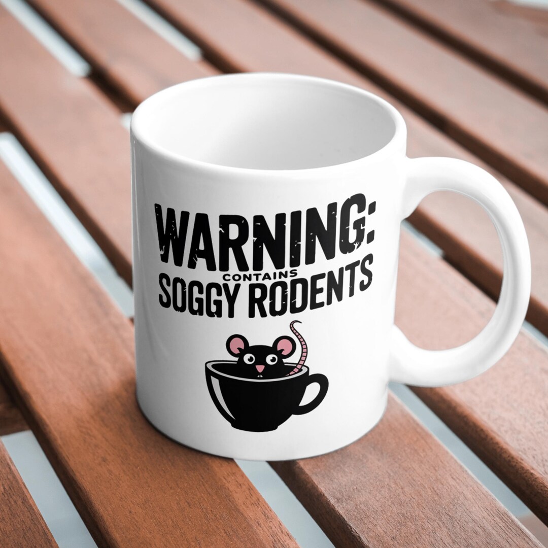 Rodent Thawing Mug, Funny Snake Meal Prep Ceramic Jumbo Mug for Reptile ...