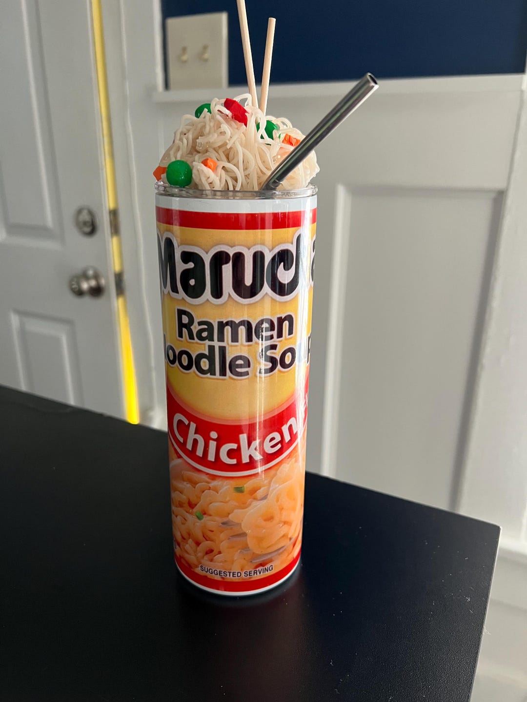 Oodles of Noodles Ramen Sublimation Custom Topper Tumbler - Etsy