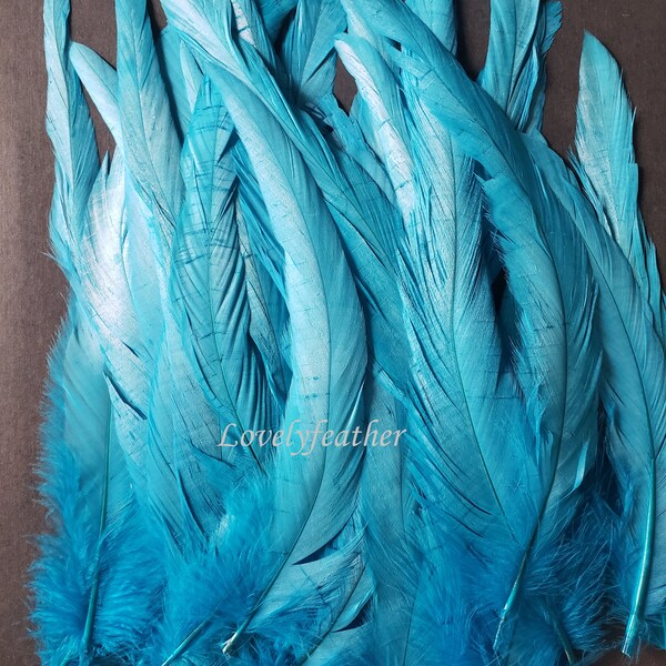 Turquoise Feathers - Etsy