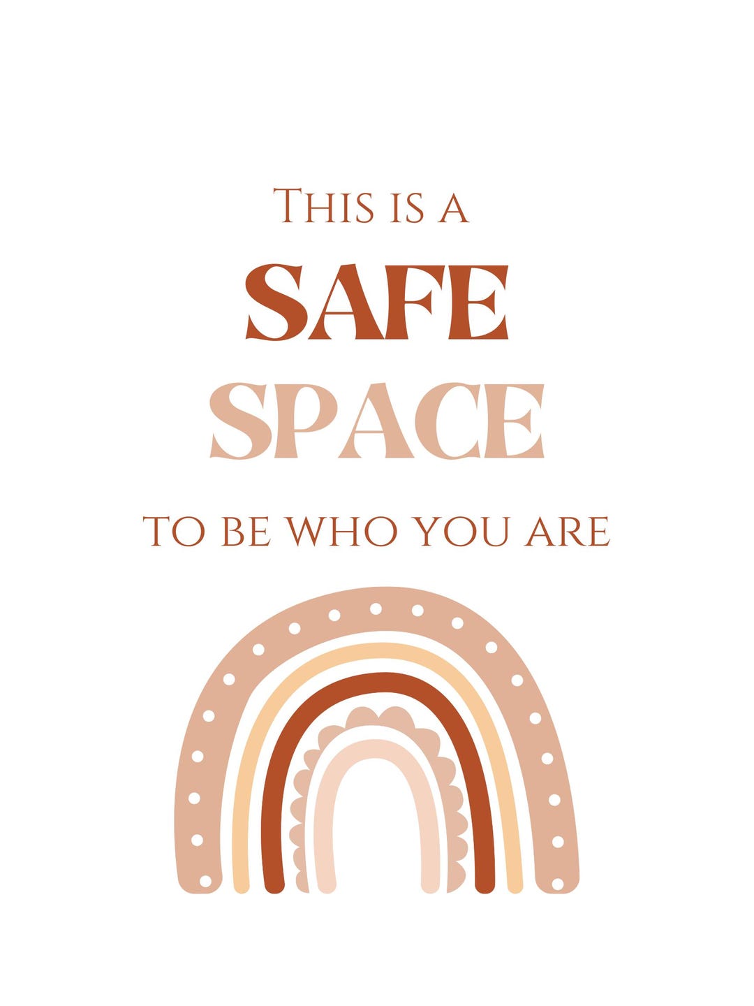 Safe Space Poster - Etsy