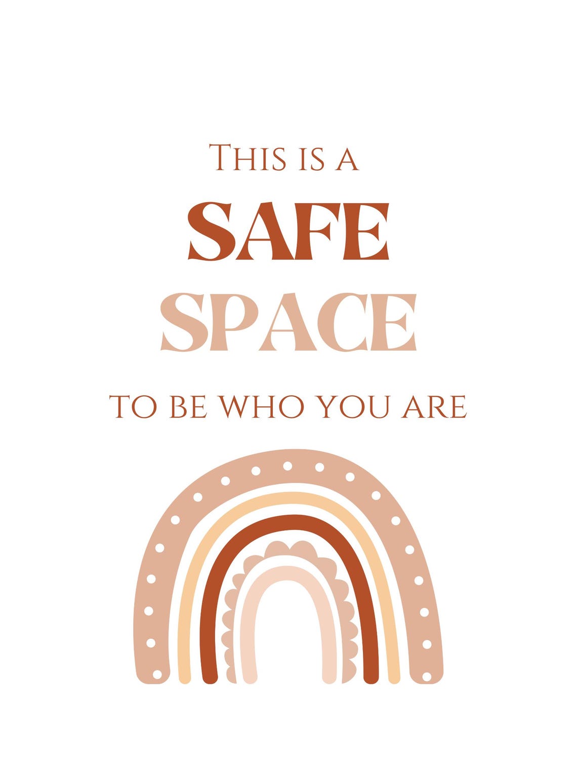 Safe Space Poster - Etsy