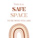 Safe Space Poster - Etsy