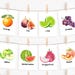 36 Fruits Healthy Foods Cards for Kids | Montessori Learning Flashcards ...