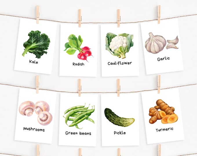 Food Groups Printable Picture-word Cards Set (48 Cards) | Food ...