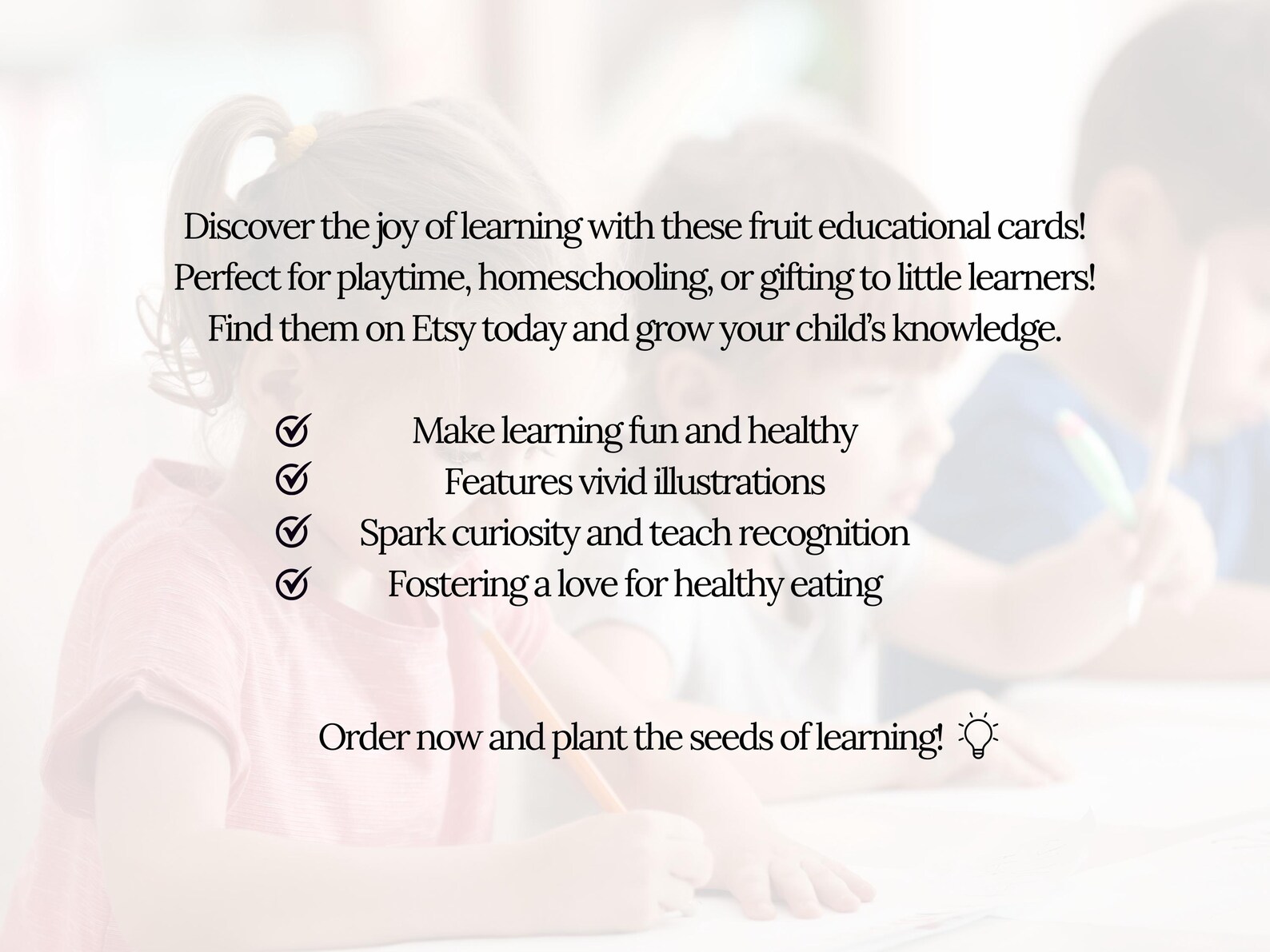 36 Fruits Healthy Foods Cards for Kids | Montessori Learning Flashcards ...