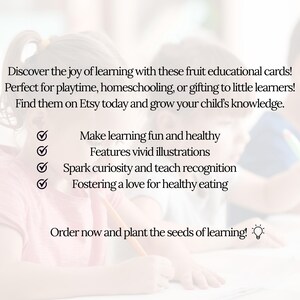 36 Fruits Healthy Foods Cards for Kids | Montessori Learning Flashcards ...