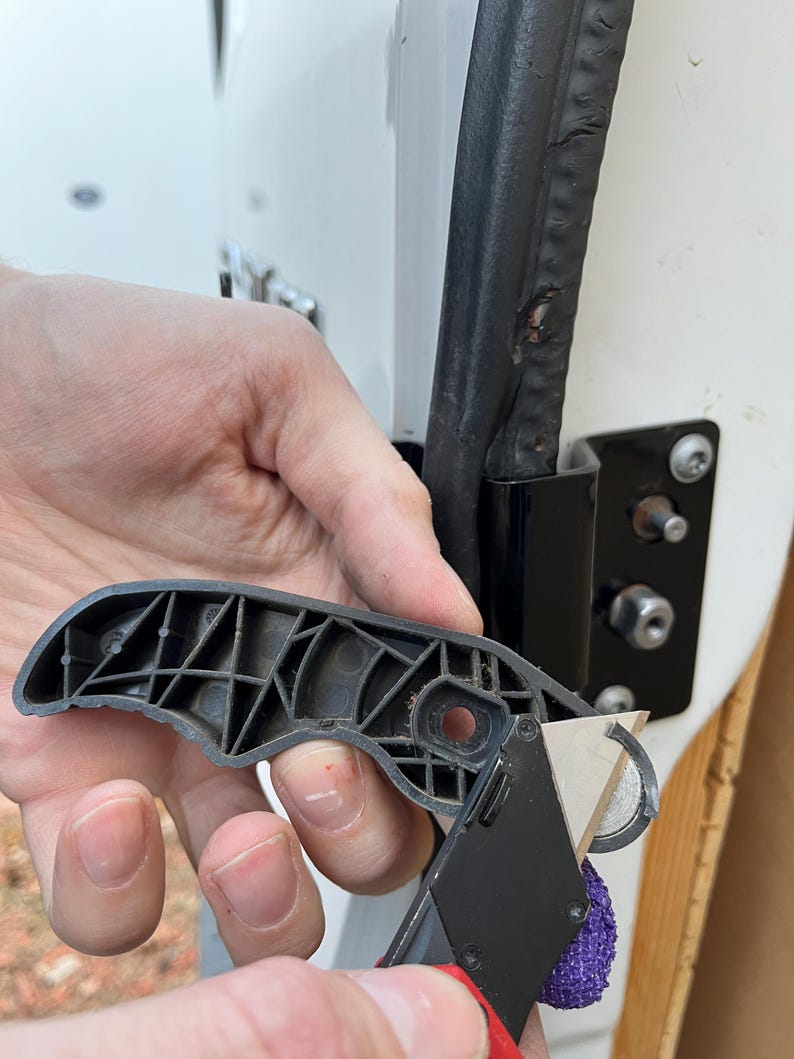 Ford Transit Campervan Rear Door Mounts for 253 Degree Hinges (aka 270 ...