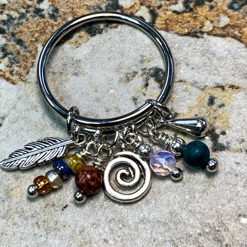Dangle Charm Ring - Etsy