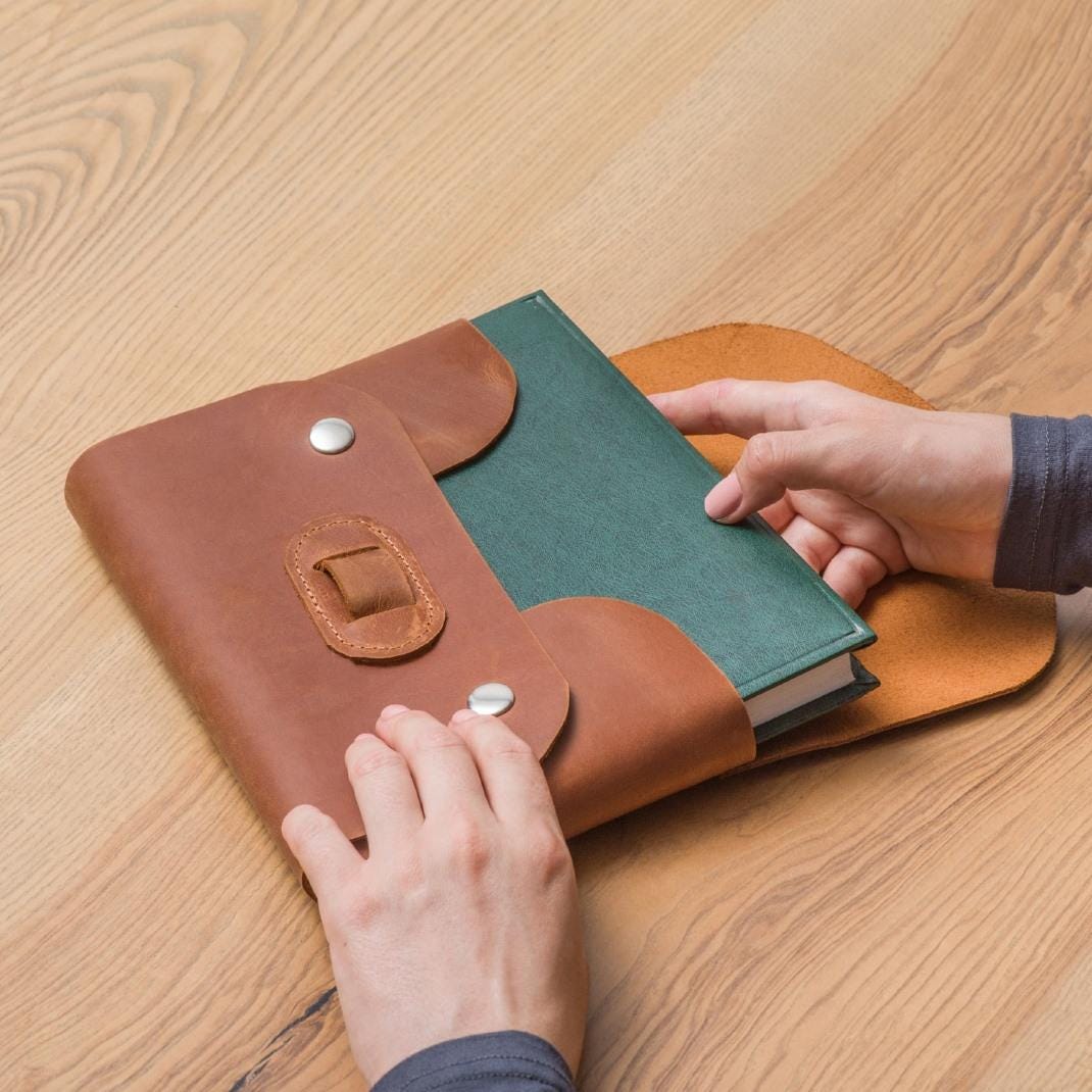 Custom Leather Bible Cover,personalized Bible Sleeve,engraved Leather ...