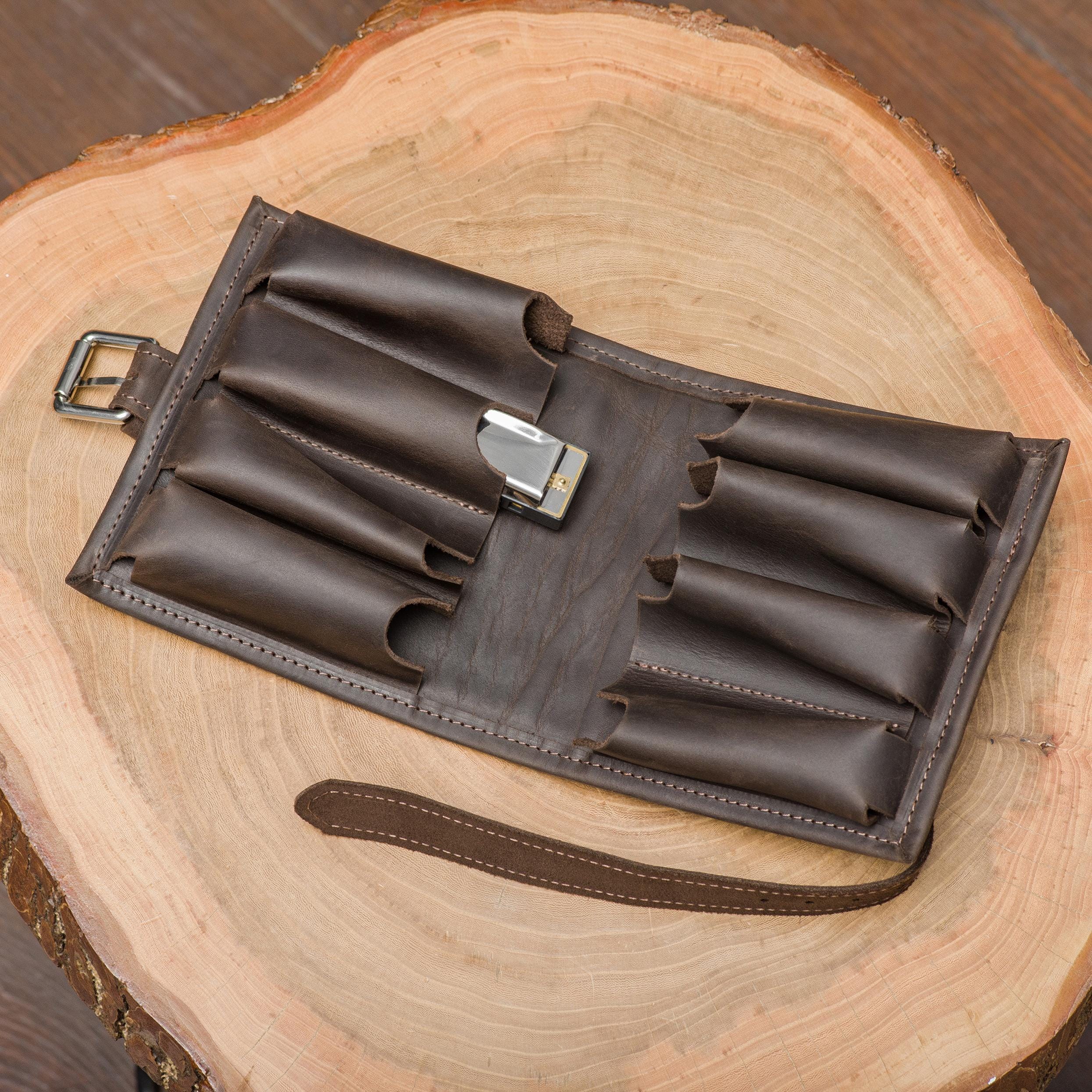 Personalized Leather Harmonica Case, Harmonica Pouch Organizer, Blues Harp Holder, Chromatic ...