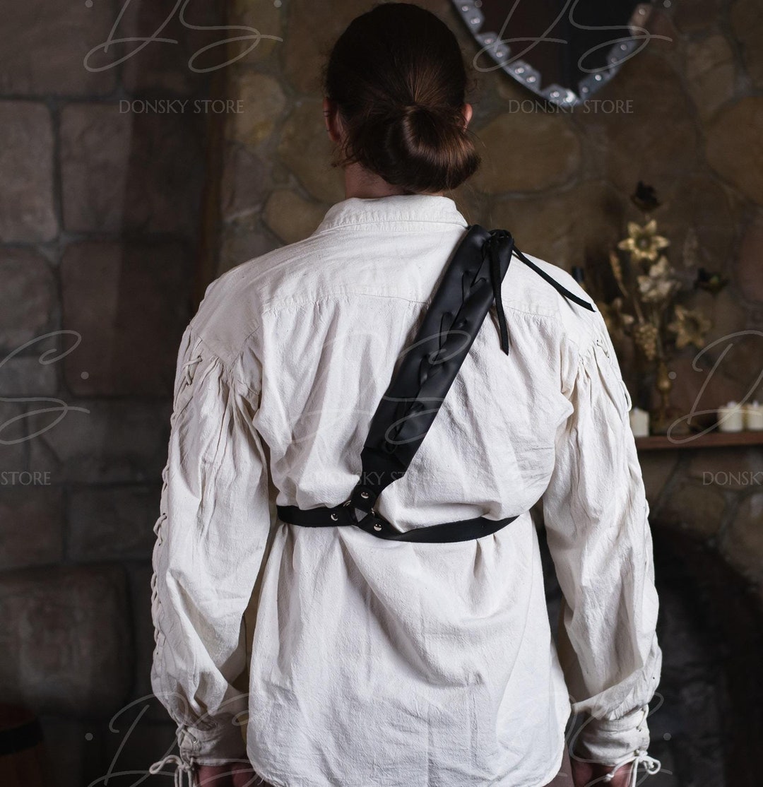LARP Sword Holder, Sword Back Harness, Back Sword Sheath, Larp Sword ...