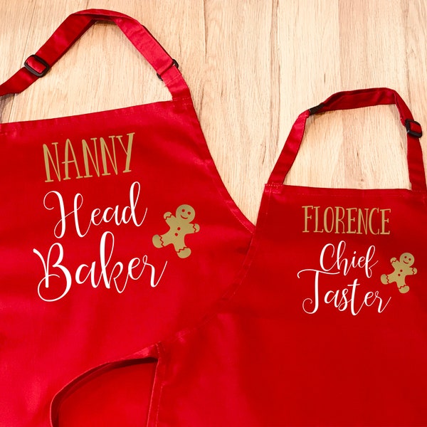 Christmas Apron - Etsy UK