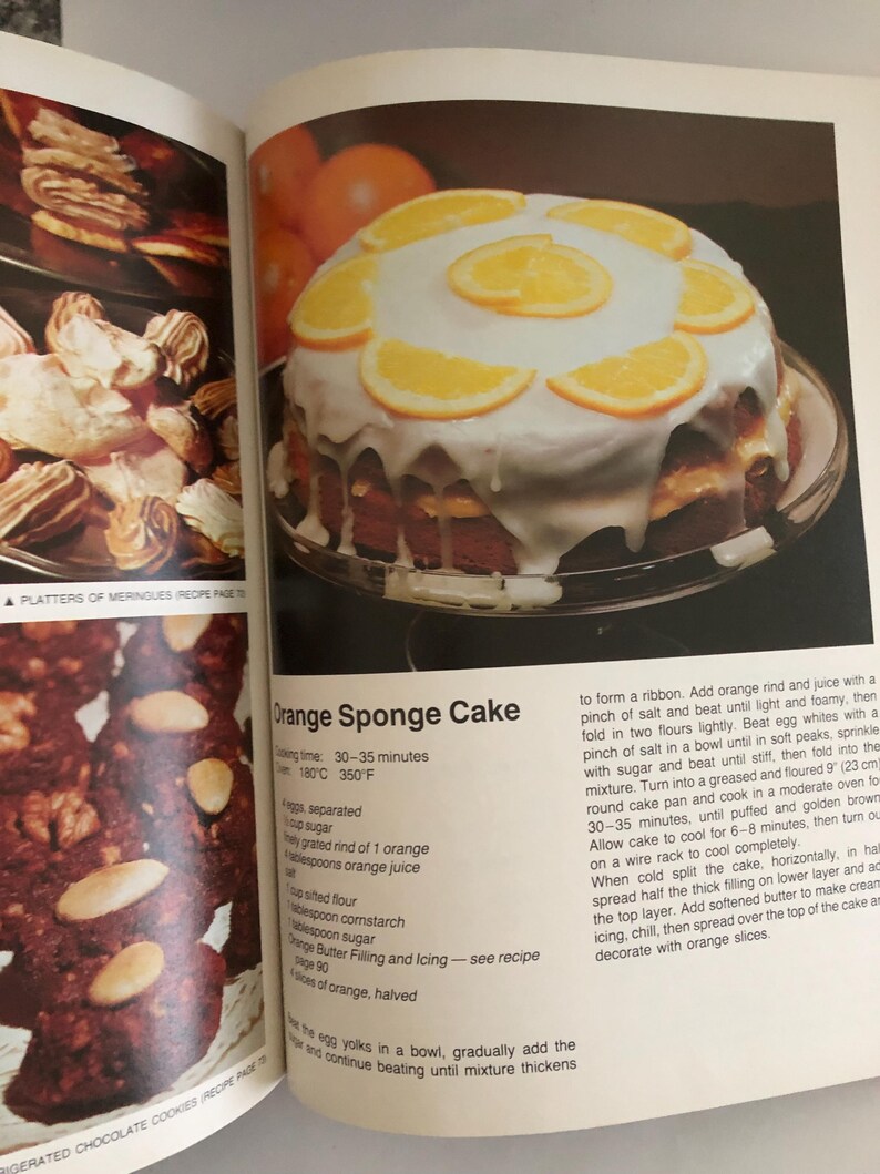 Vintage Cakes and Cookies Delicious Recipe Baking Book. Wonderful Ways ...