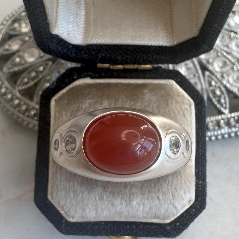 Cornelian Ring for Women - Etsy
