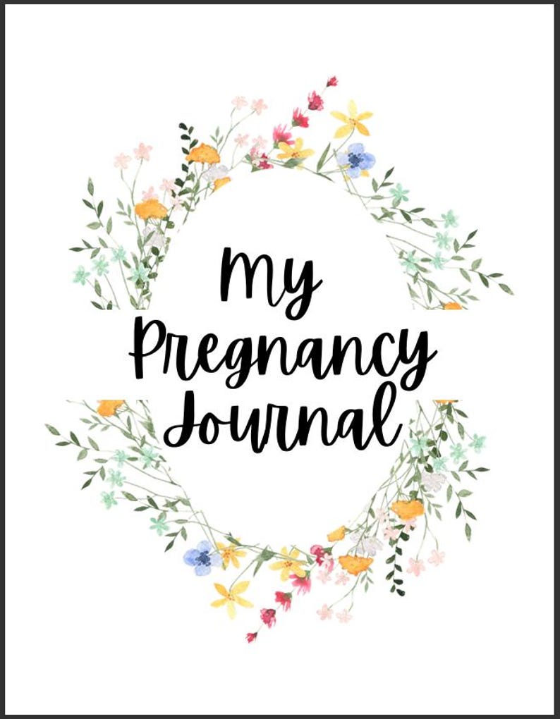 My Wildflower Pregnancy Journal - Etsy