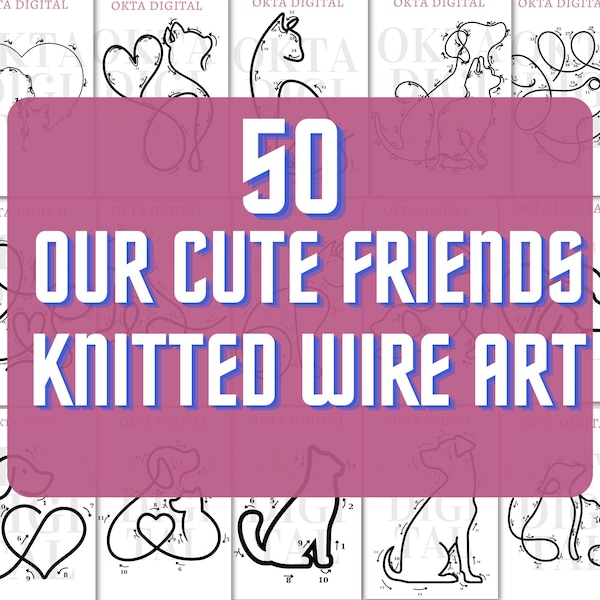 Wire Art Templates Dog - Etsy UK