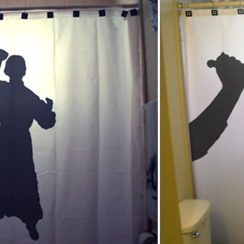 Horror Psycho Shower Curtain Scary Cool Halloween Bathroom - Etsy