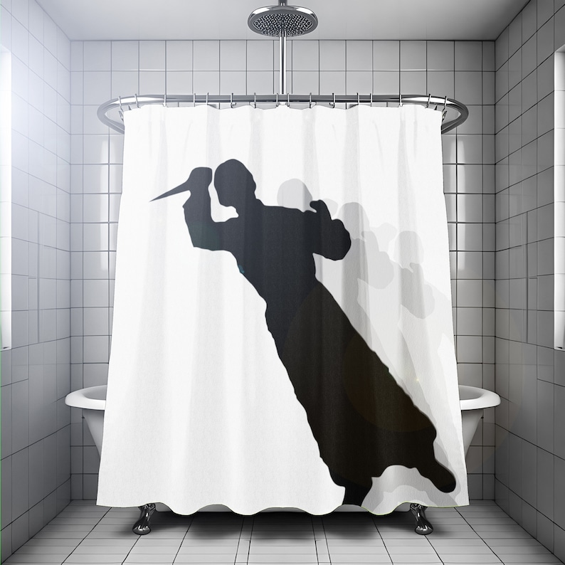 Psycho Shower Curtain. Standard and Extra Long Fabric. - Etsy