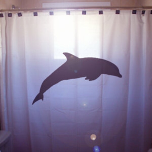 Dolphin Shower Curtain - Etsy