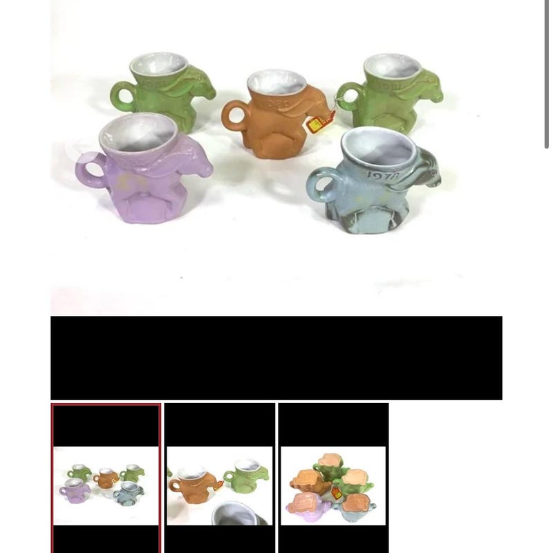 Frankoma a Donkey Mugs - Etsy