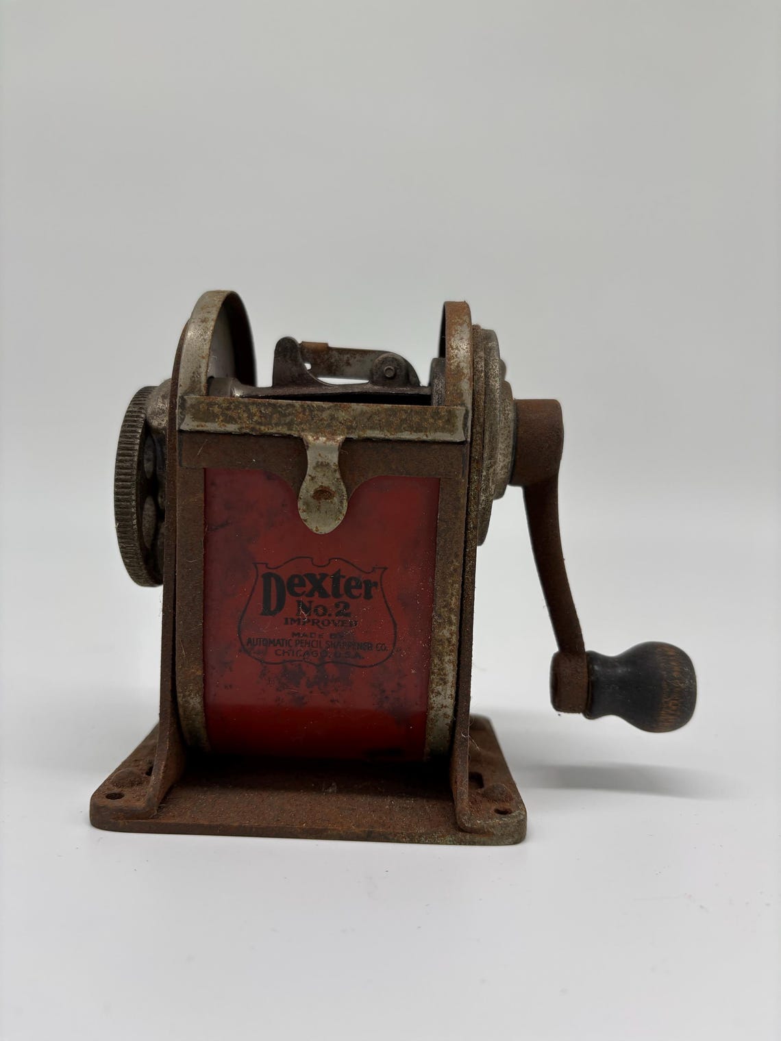 Vintage 1930s APSCO Dexter No. 2 Manual Pencil Sharpener Working ...