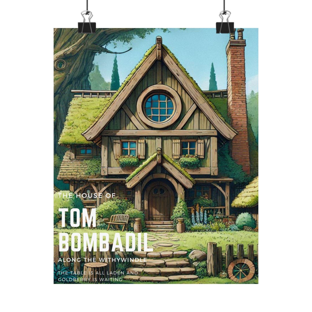 House of Tom Bombadil Travel Poster, Matte Vertical Posters - Etsy
