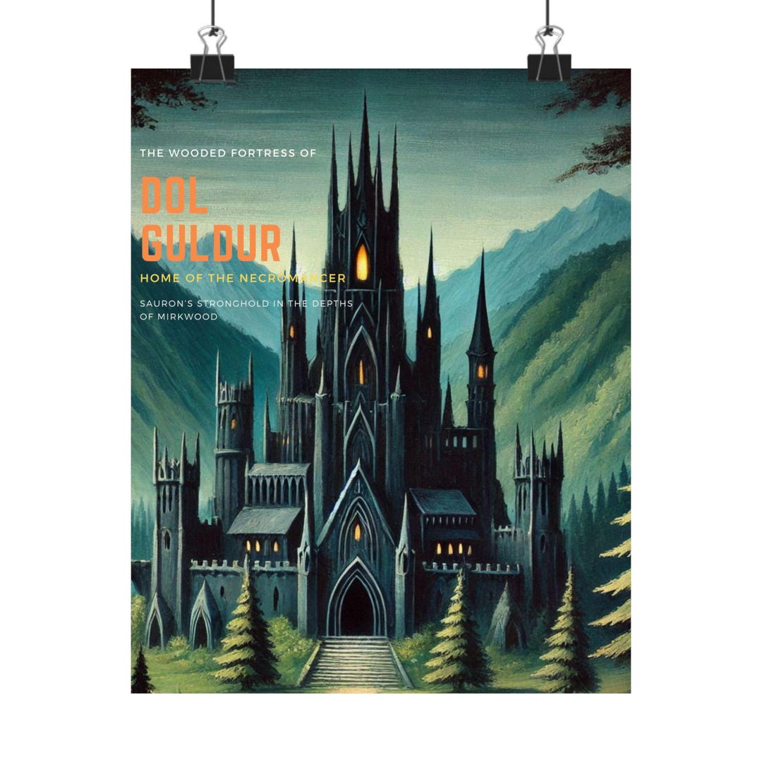 Matte Vertical Posters, Middle Earth Wall Art, Lotr Home Decor, Tolkien ...