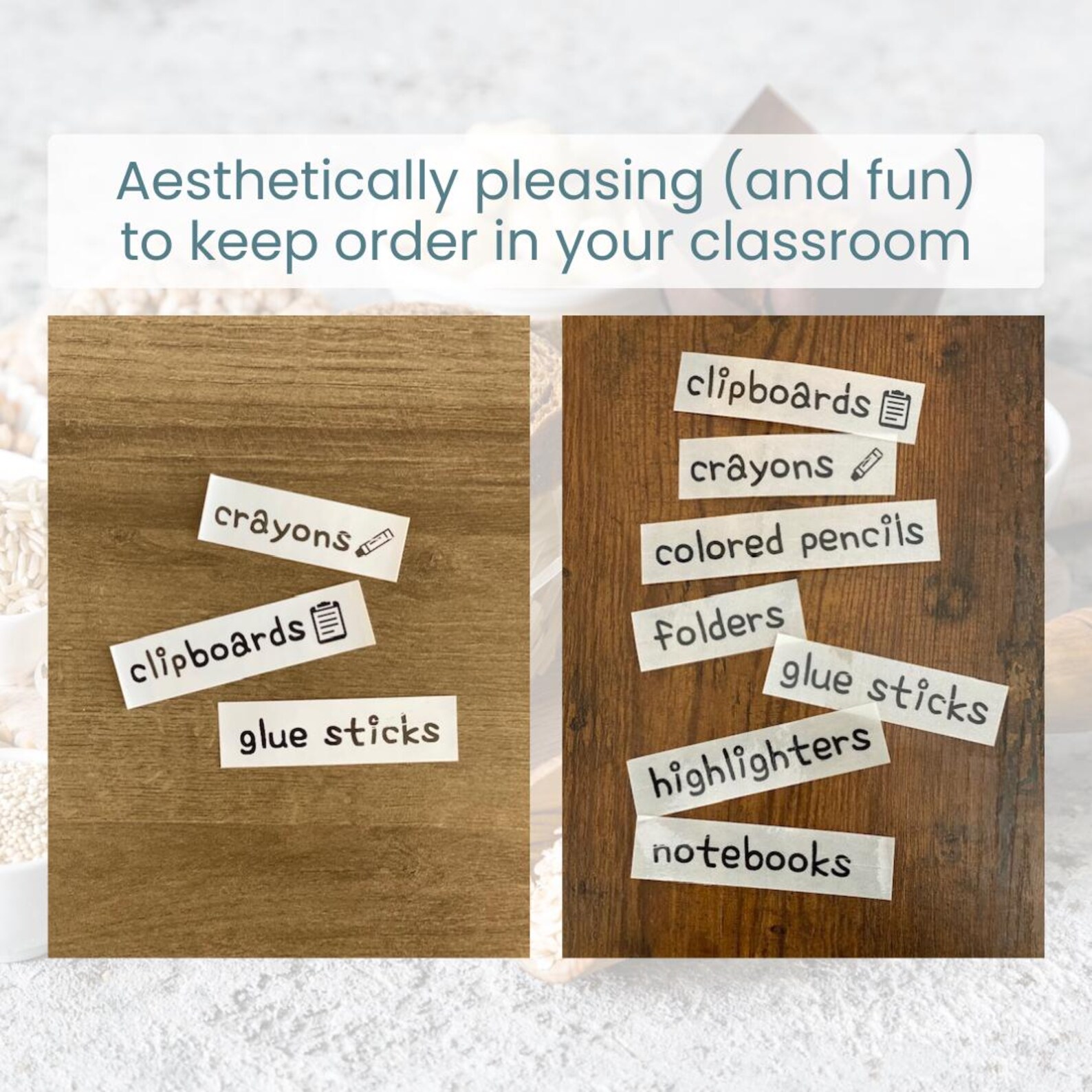 Classroom Organizing Labels - Etsy