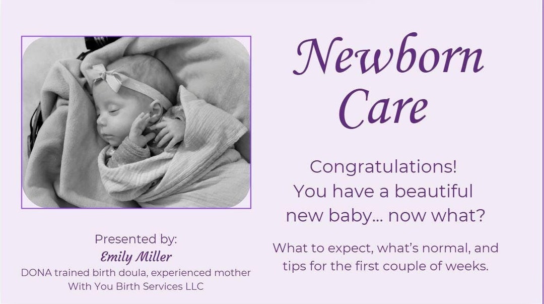 Newborn Baby Care Guide - Etsy
