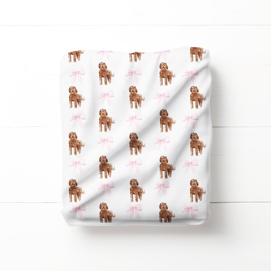 Labradoodle Blanket, Labrador Retriever Poodle Mix Gift, Dog Mom Gift ...