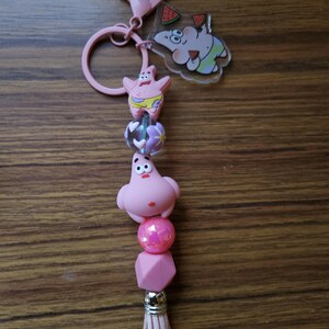 Fun Character Keychains ~ Under the Sea | Beaded Keychain | Acrylic ...