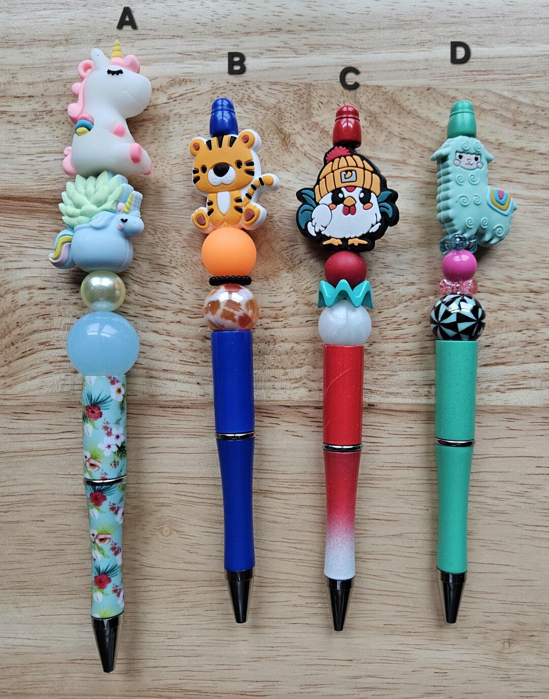 It's a Zoo Here - Animal Beaded Pens | Animal Lover | Fun Writing Tools ...
