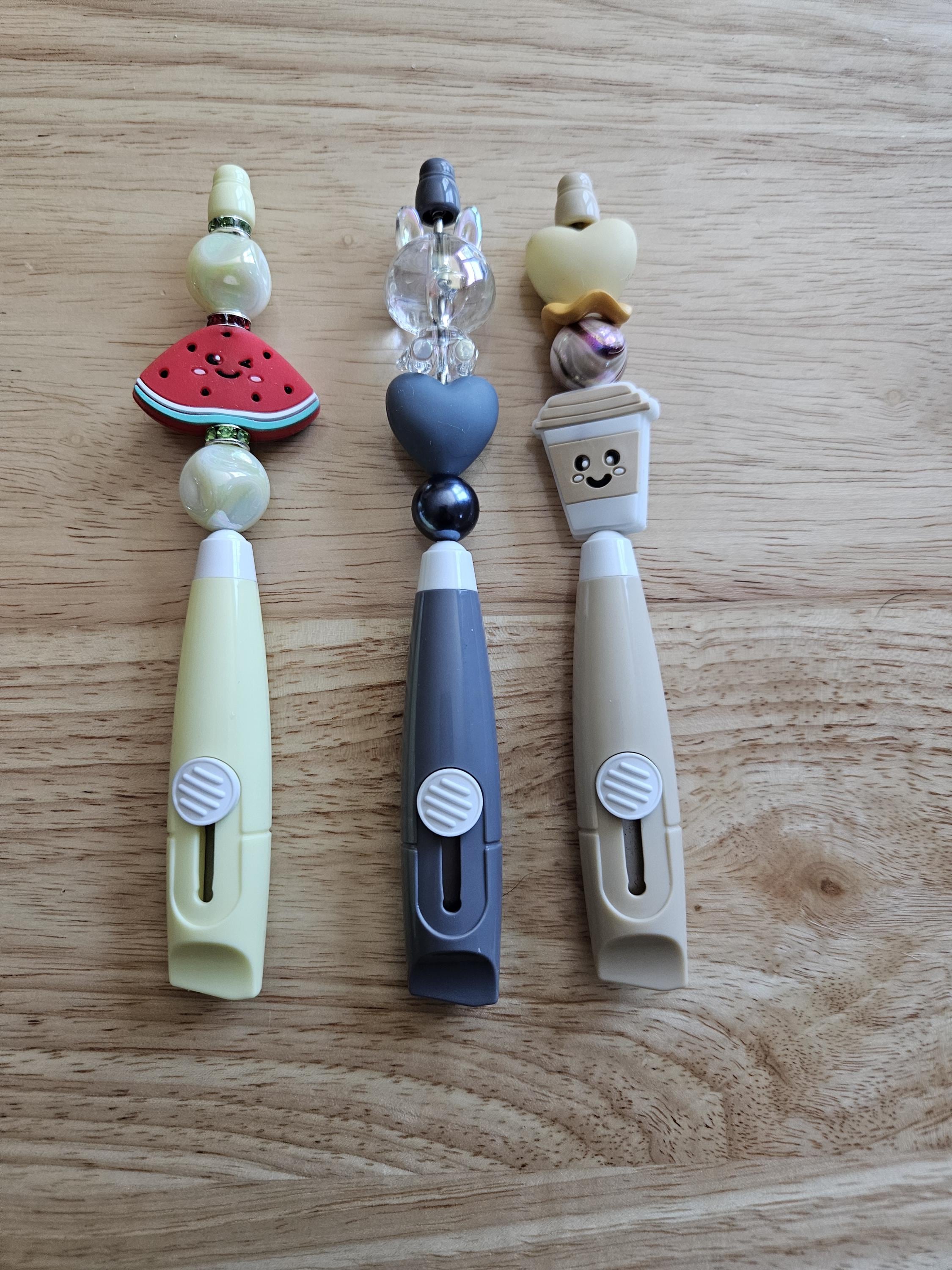 Beaded Box Cutter | Beaded Desk Asseccory | Watermelon | Coffee - Etsy