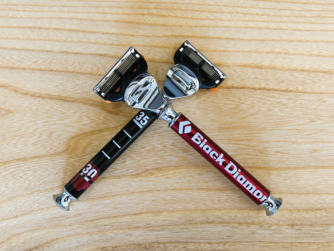 Recycled Black Diamond Avalanche Probe Gillette Razor Handle - Etsy