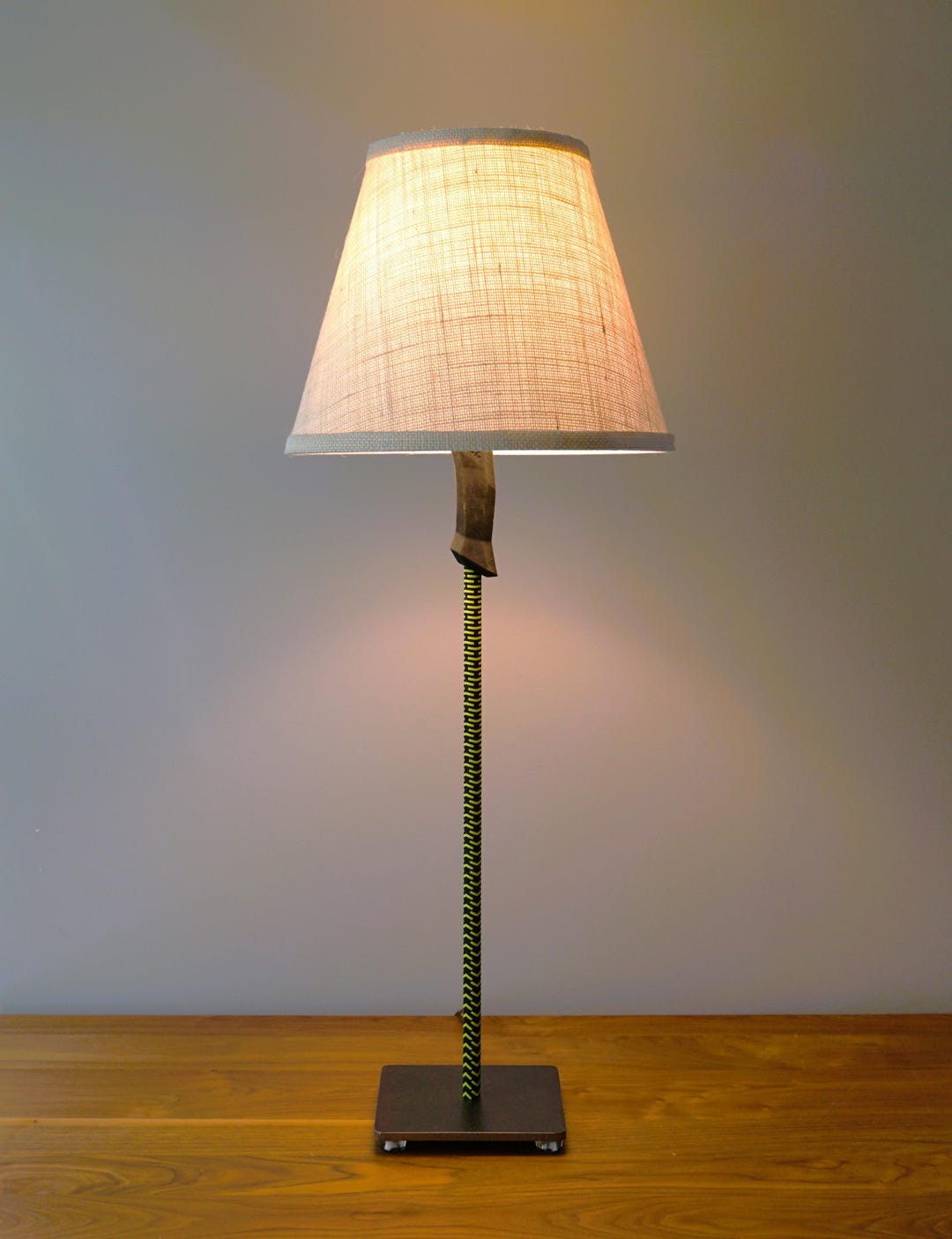 Upcycled Ski Pole Desk Lamp Black Crows - Etsy