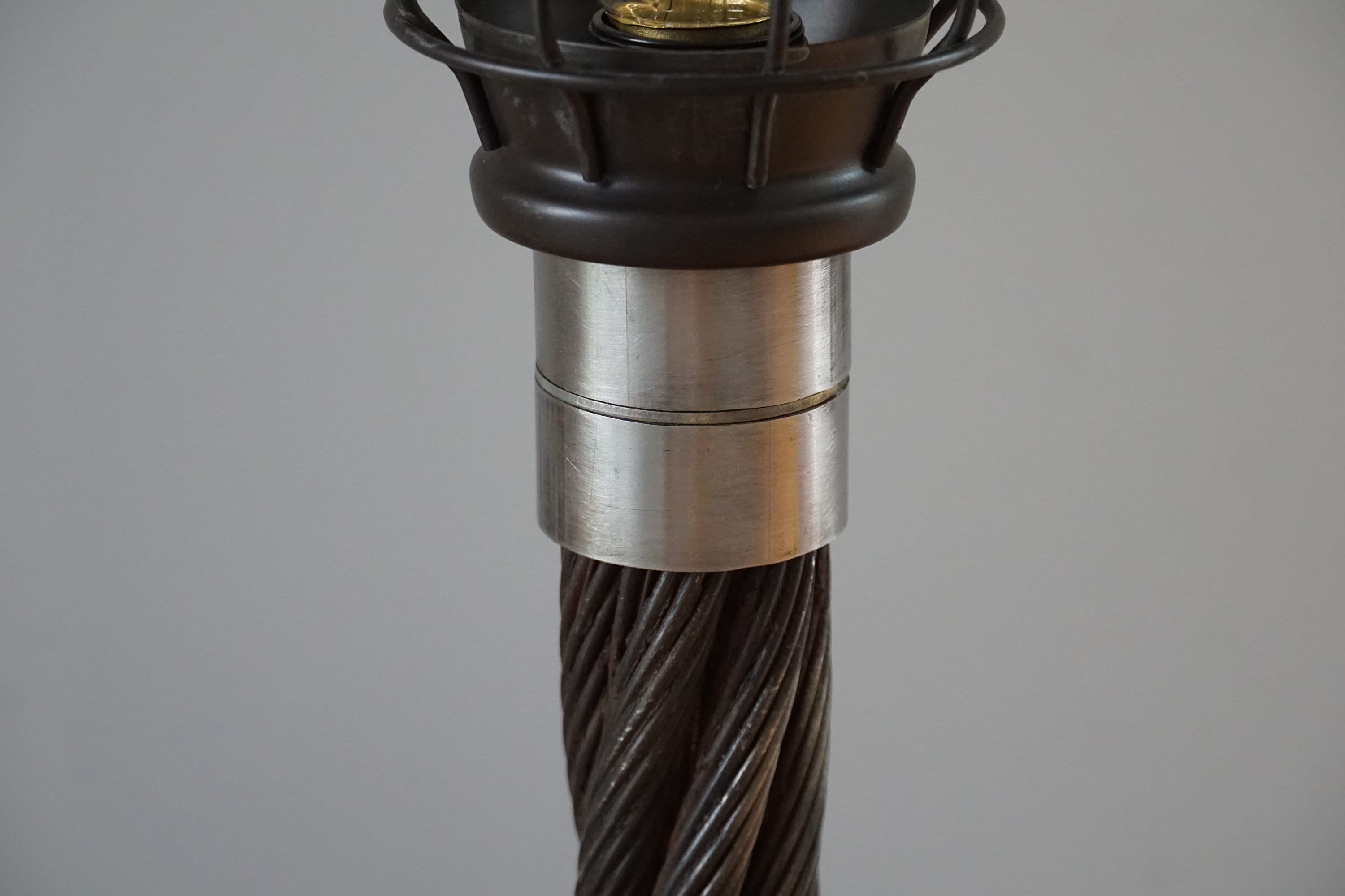 Lift Lamp: Recycled Ski Chairlift Cable Desk Lamp - Etsy