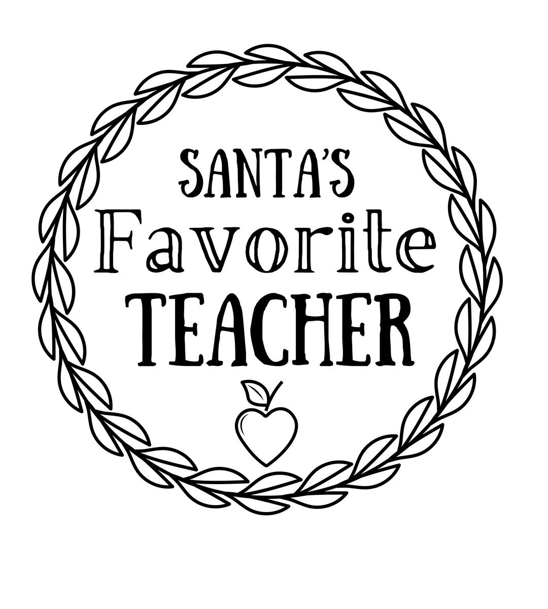 Santa's Favorite Ornaments PNG, "professions" Plus SVG Bonus! DIY ...