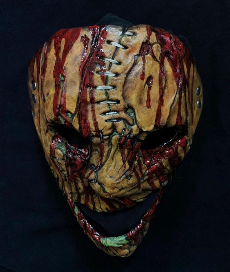 Máscara de tallador de calabazas - Etsy España
