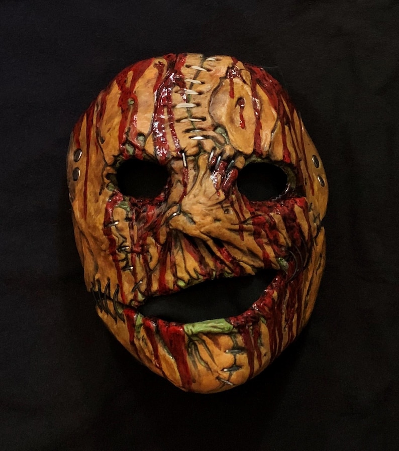 Máscara de tallador de calabazas - Etsy España