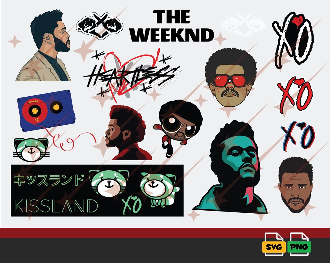 WEEKND SVG and PNG Files - Etsy