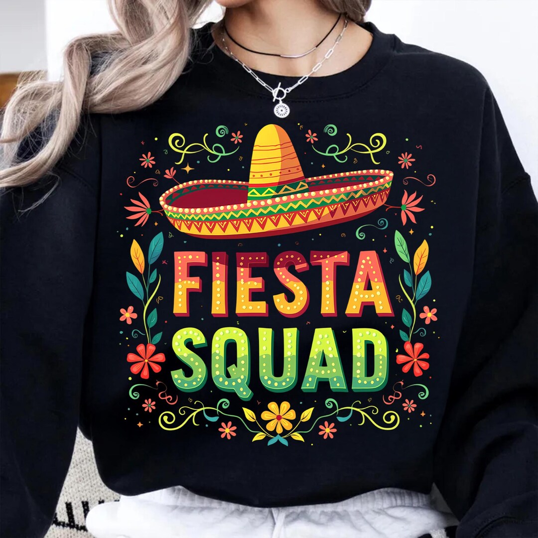Fiesta Squad Png, Mexican Fiesta Png, Cinco De Mayo Png, Mexican Theme ...