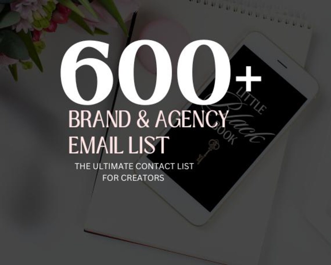 600+ Brand Email List for UGC Creators & Influencers | Lifetime Access ...