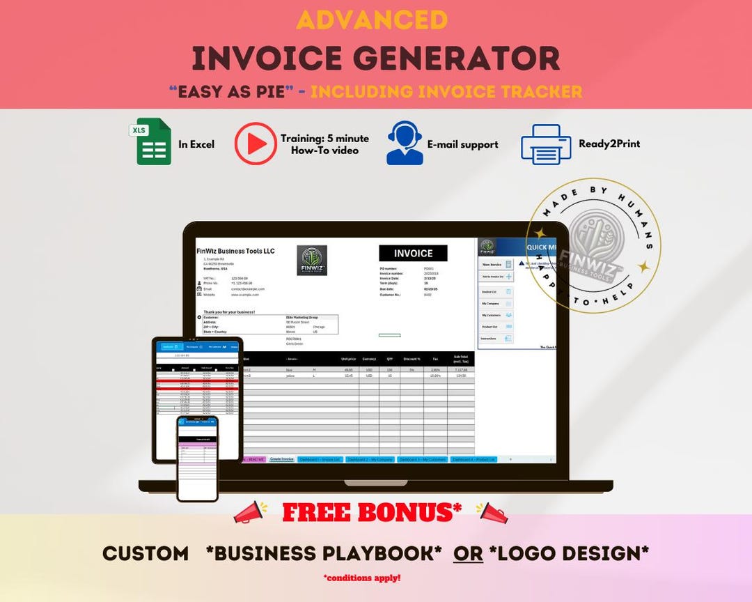 Automated Invoice Generator | Management of Invoices, Clients and ...