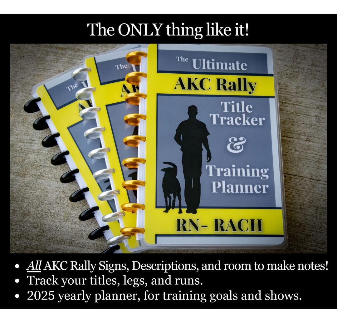 AKC Rally Title Tracker & Training Planner - Etsy