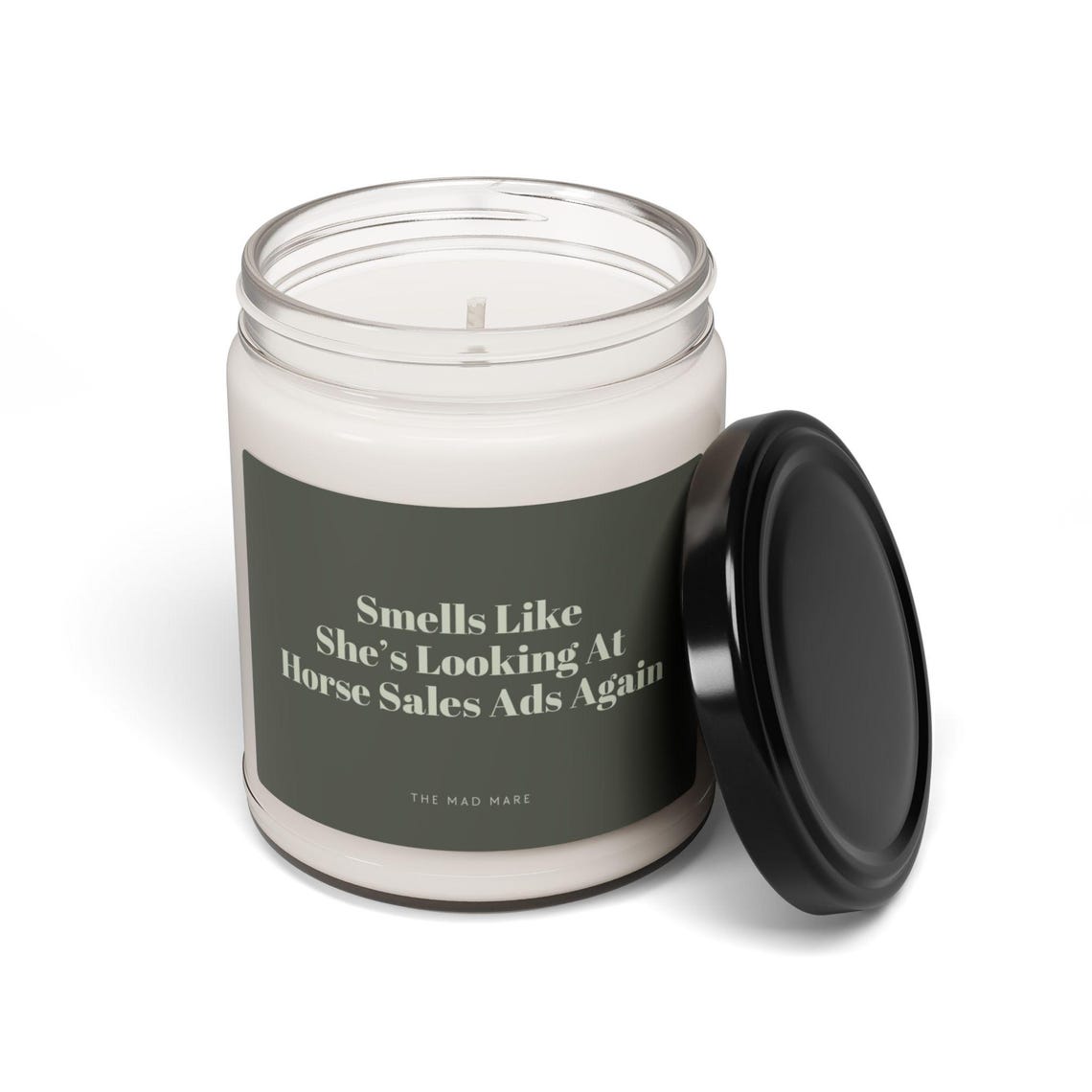 Funny Equestrian Candle Horse Back Riding Soy Wax Candle Horse Lovers ...