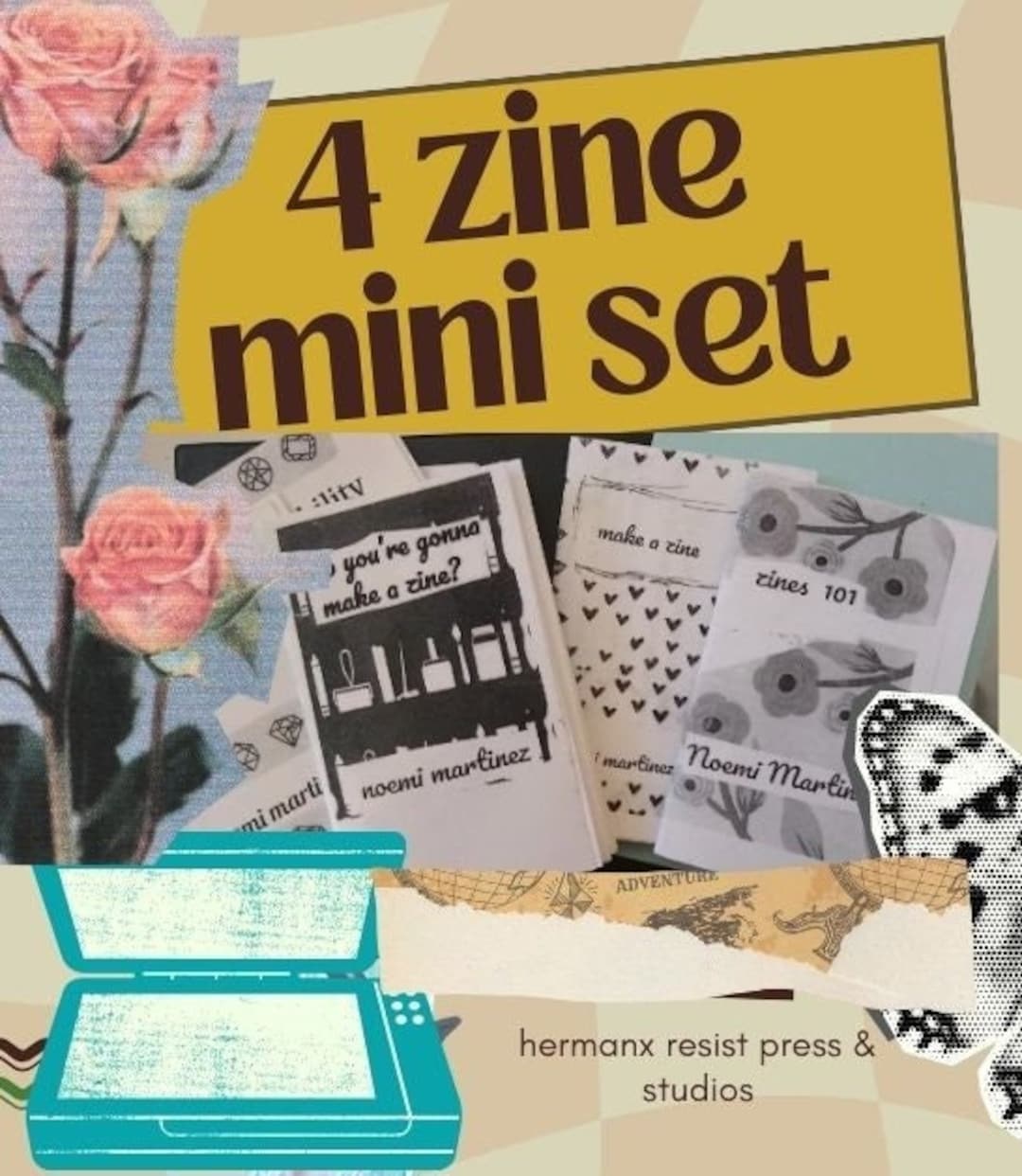 Zine Starter Pack: 4 Mini Zines on Zine Making & Accessibility4 Mini ...