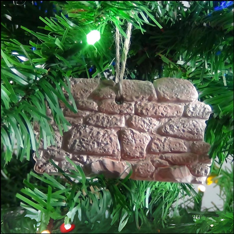 Jesse Tree Brick Wall Ornament: Christmas Advent - Etsy
