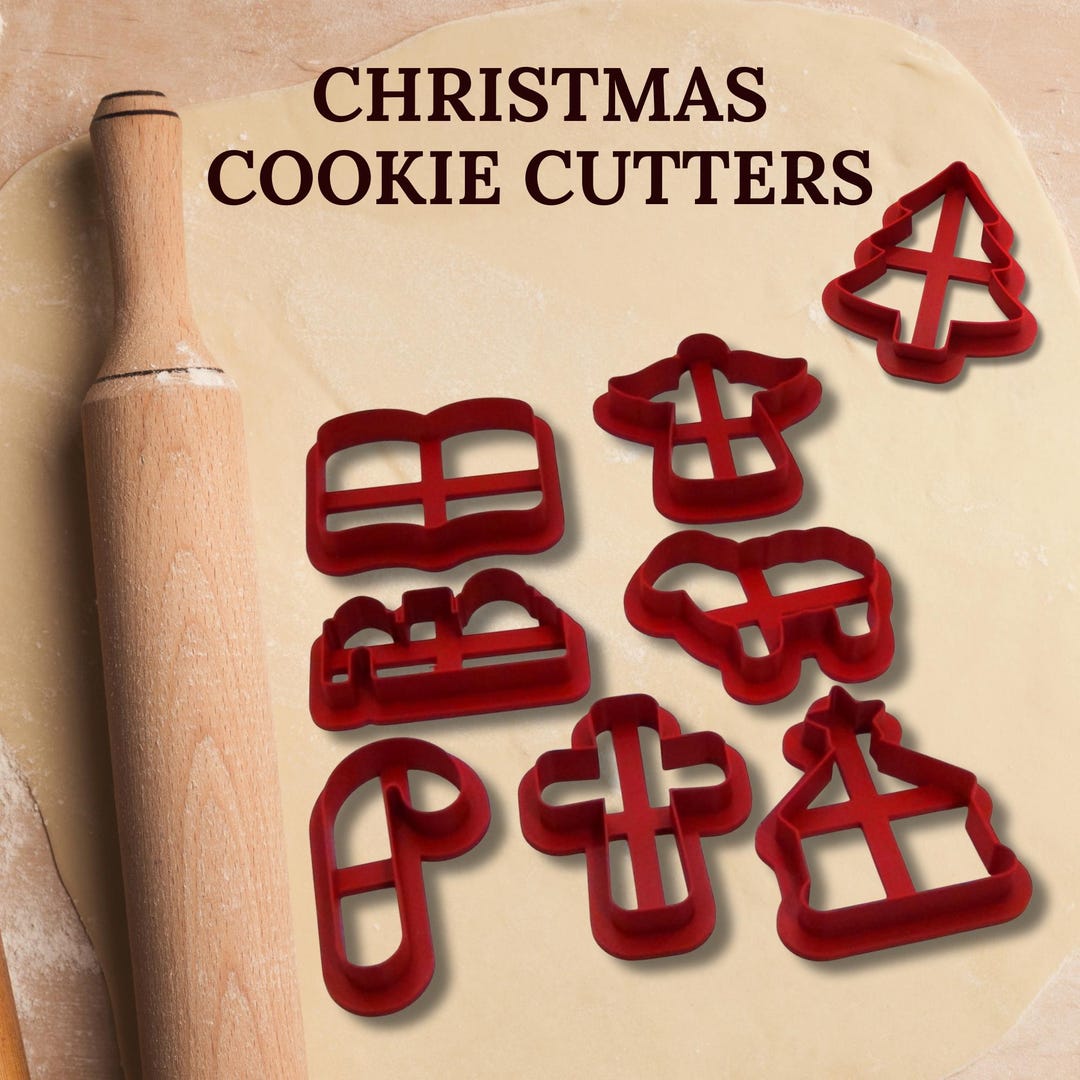 Christmas Cookie Cutter Set • Faith Cookie Cutters • Nativity & Angel ...