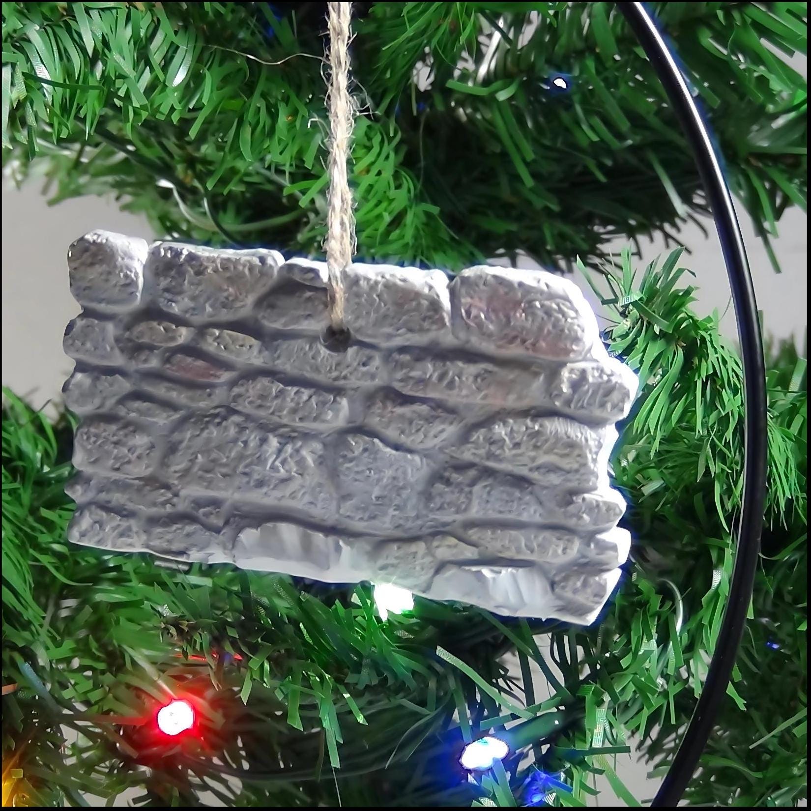 Jesse Tree Brick Wall Ornament: Christmas Advent - Etsy